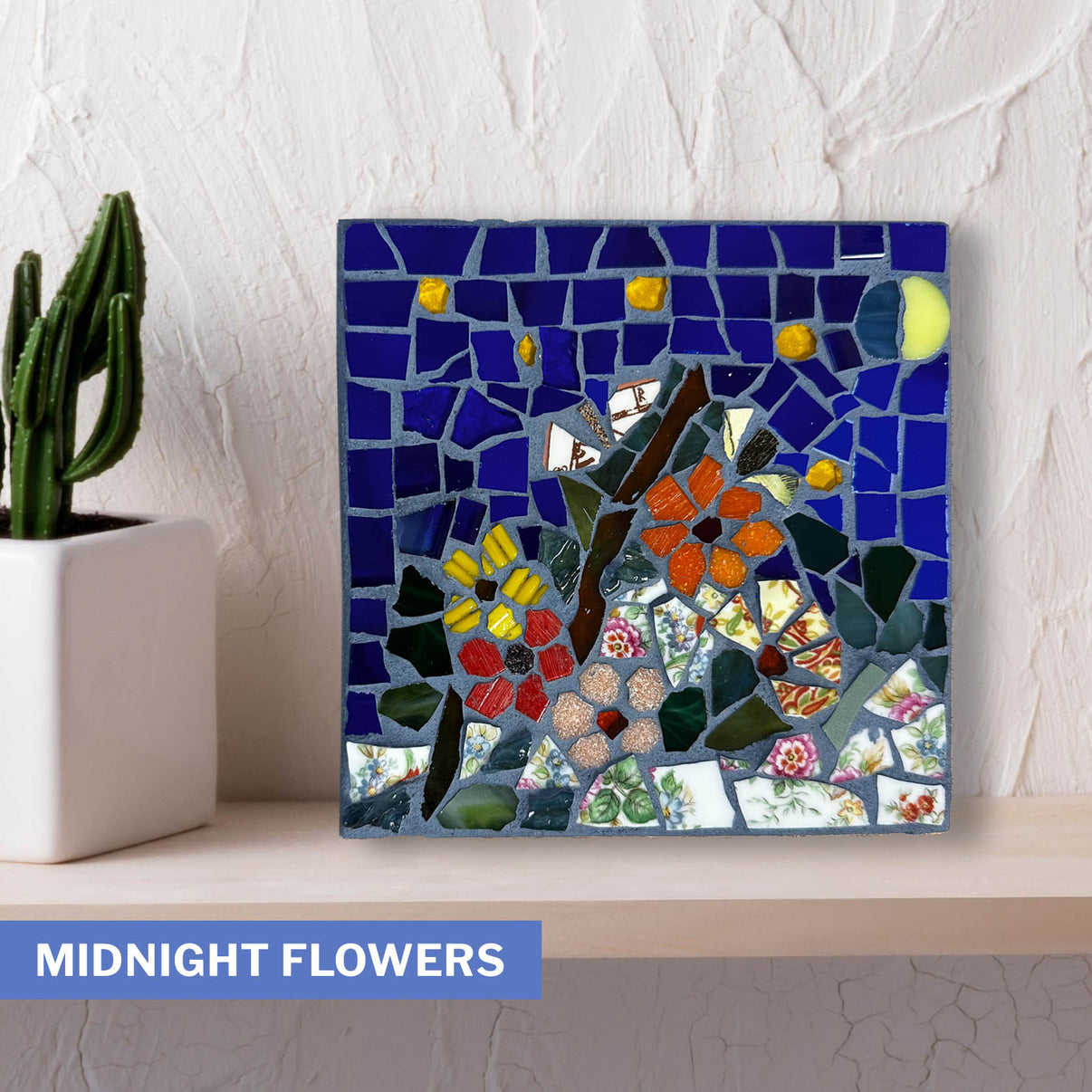 6" Floral Tiles – Choose Your Design | Floral, Mosaic Tile, Handmade ...